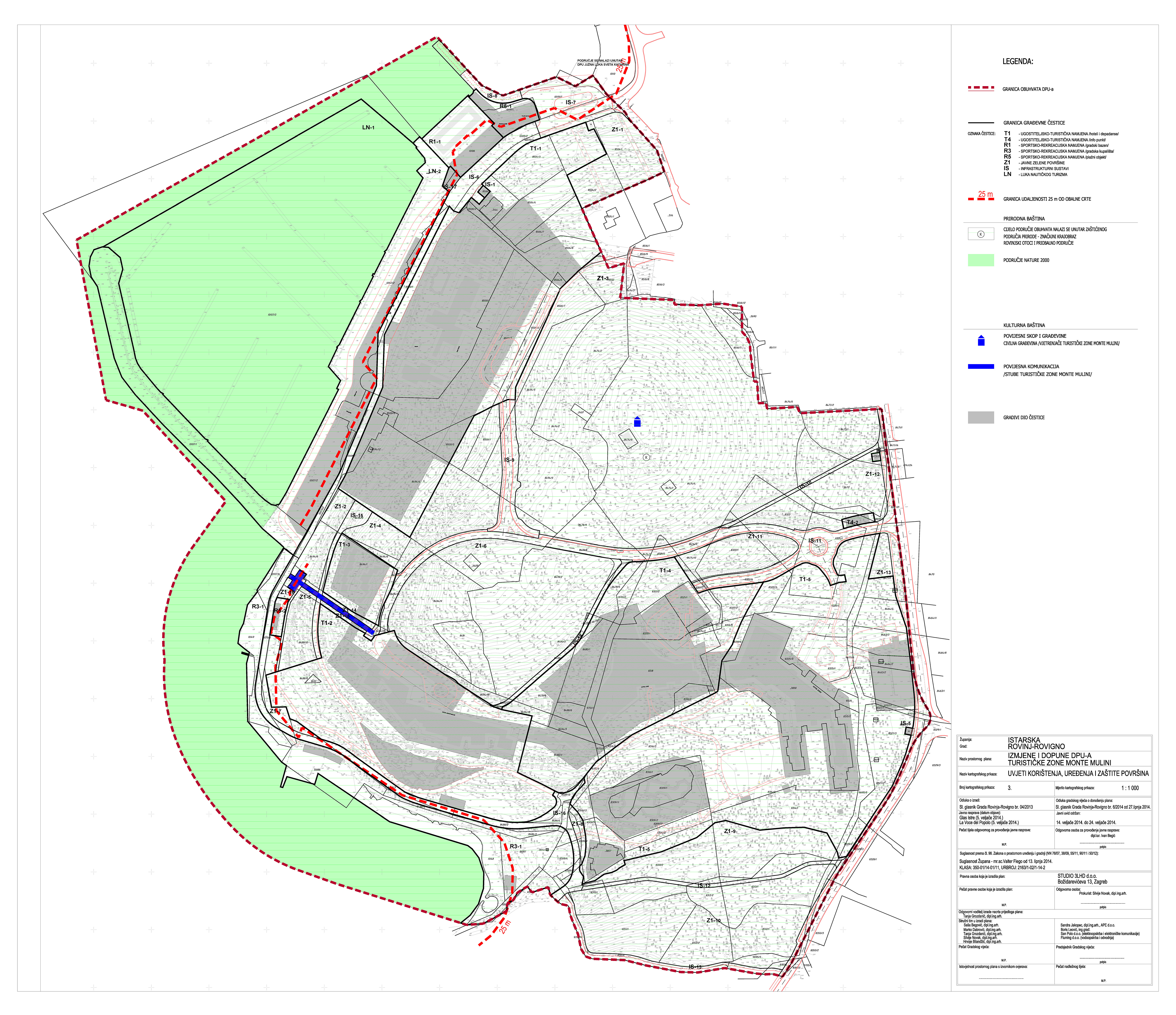Detaljni plan uređenja turističke zone Monte Mulini - Grad Rovinj-Rovigno